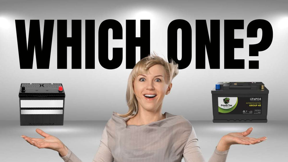 PowerTex Batteries BCI Group 94R / H7 Lithium LiFePO4 Automotive Batte